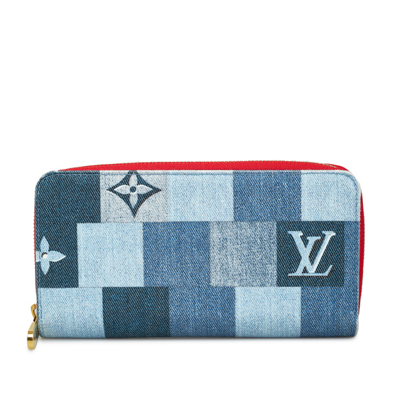 Louis Vuitton | Bags | Louis Vuitton Monogram Denim Patchwork Zippy ...